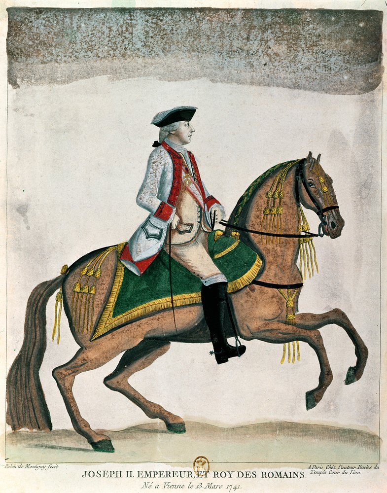 Equestrian portrait of the Emperor Joseph II, c.1785