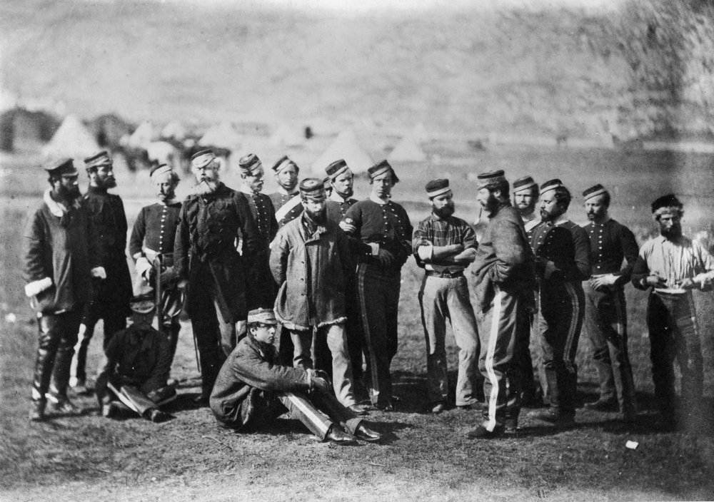 Survivors of the 13th Regiment of Light Dragoons after the Battle of ...
