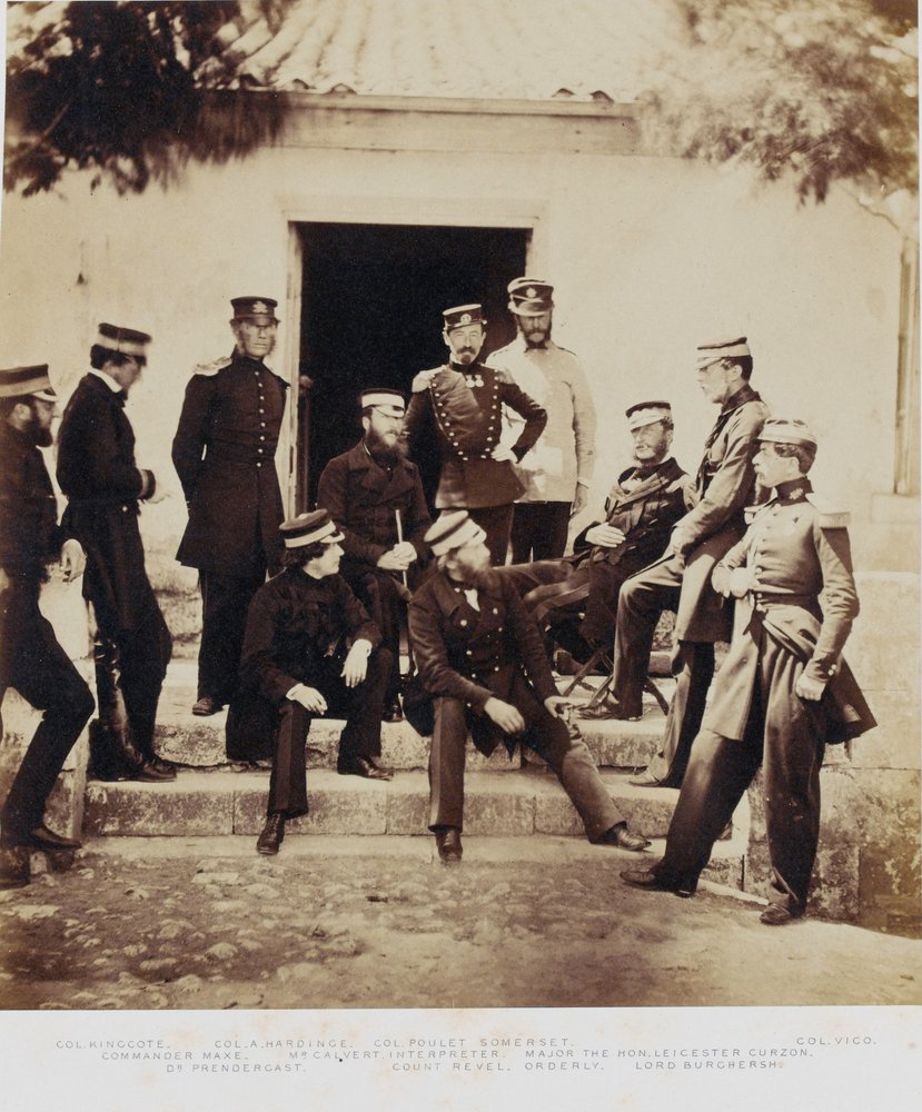 The Staff at Headquarters, from an album of 52 photographs associated ...