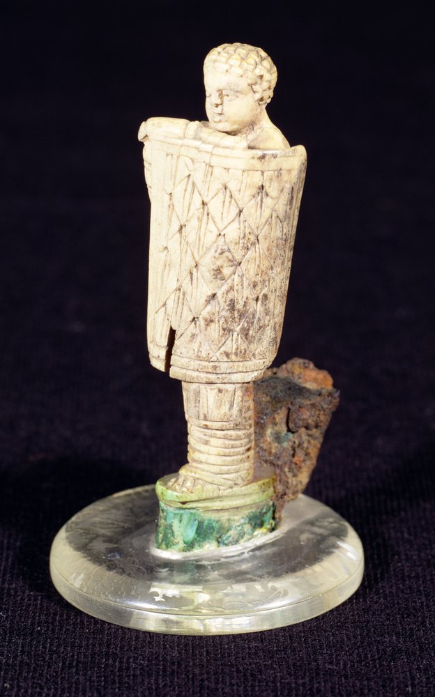 Clasp Knife Handle in the Form of a Gladiator from South Shields, 2nd ...