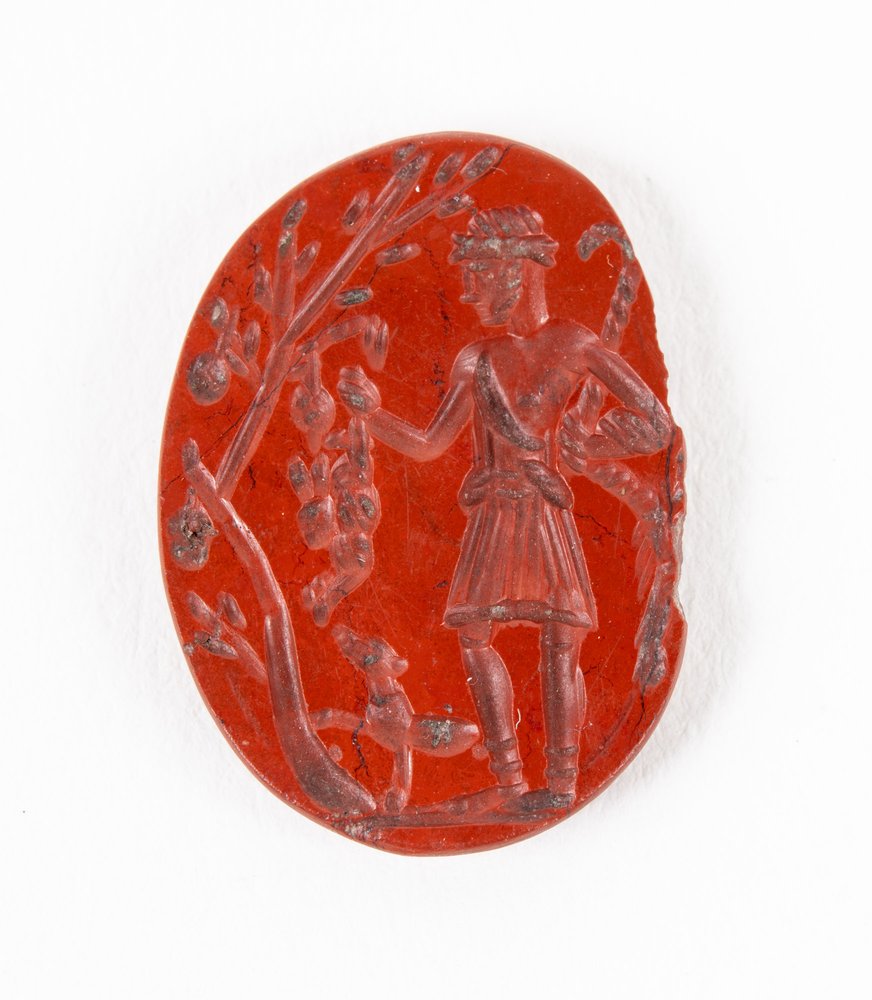 Intaglio from South Shields showing Silvanus-Cocidius (Romano-Celtic ...