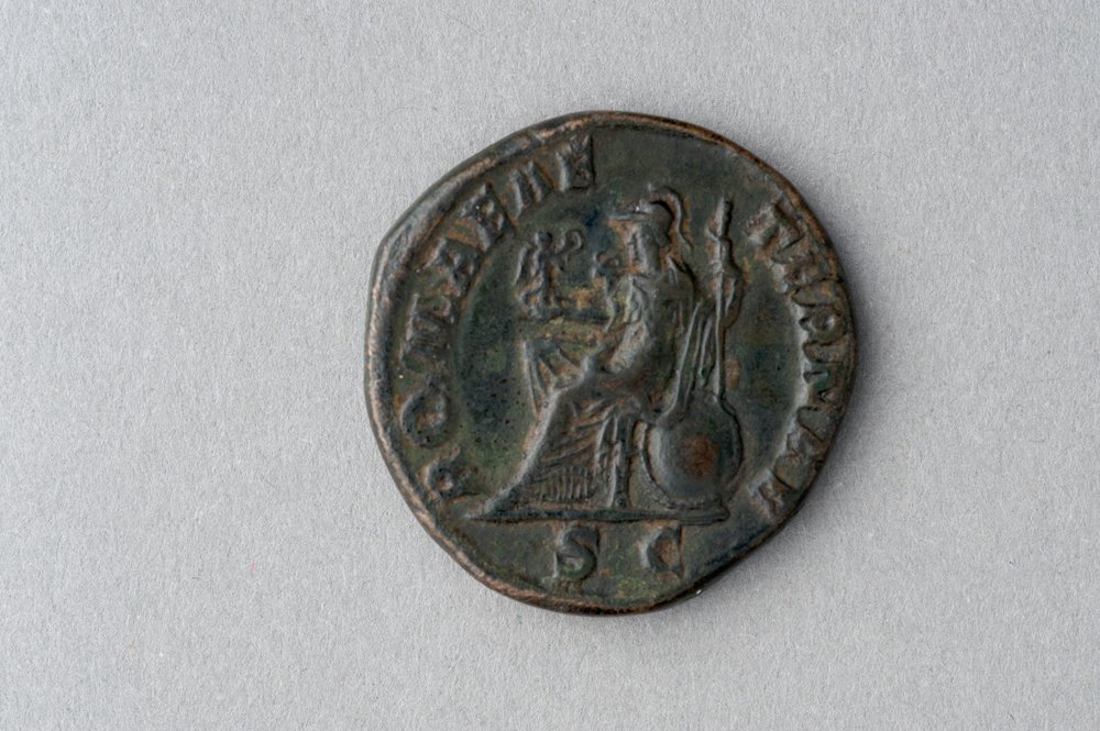 Sestertius of Severus Alexander by Roman: Fine art print