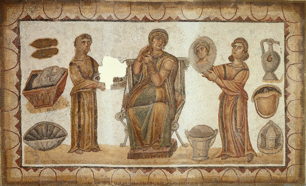 The Woman of Sidi Ghrib at Her Toilet by Roman