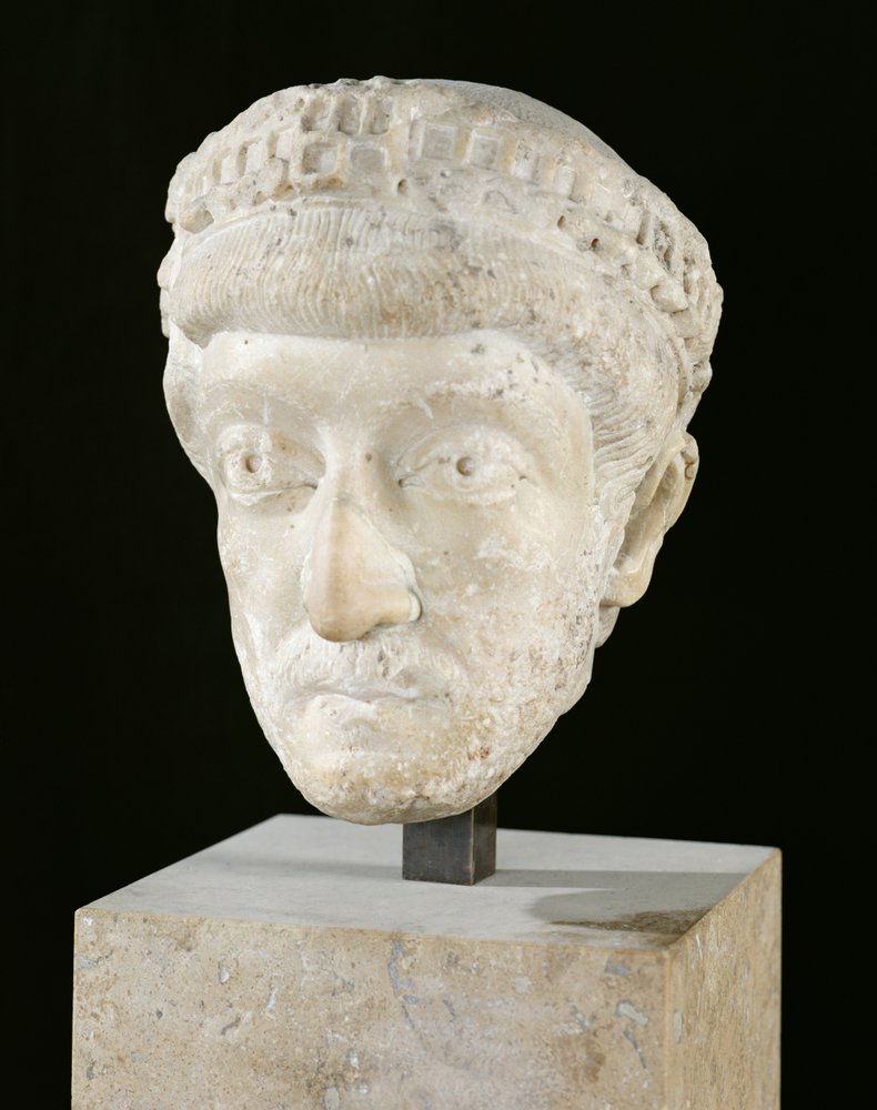 Head of Emperor Theodosius II by Roman: Buy fine art print