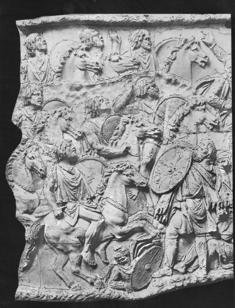 Lusius Quietus Commanding the Moorish Cavalry, a Cast Taken from Trajan ...