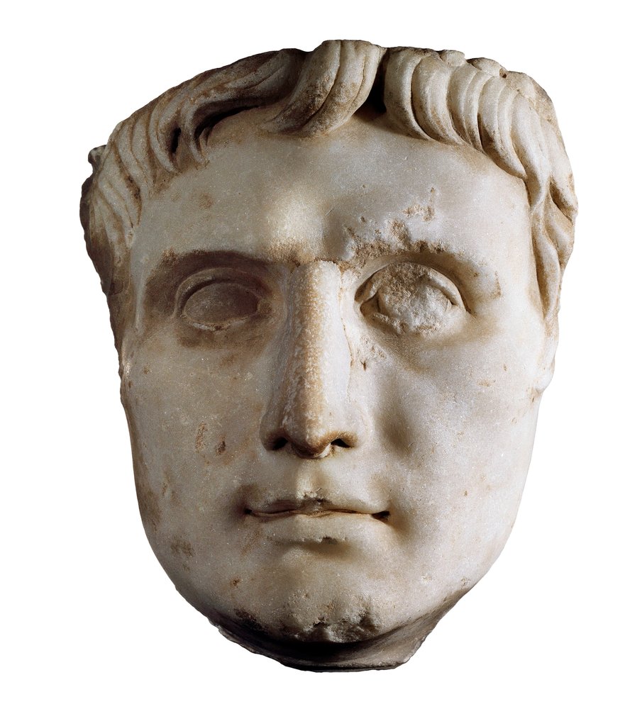 Mask of Emperor Augustus by Roman: Buy fine art print