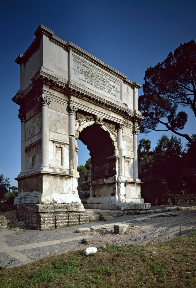 Roman Art: Arch of Titus Erected in 81 AD by Roman