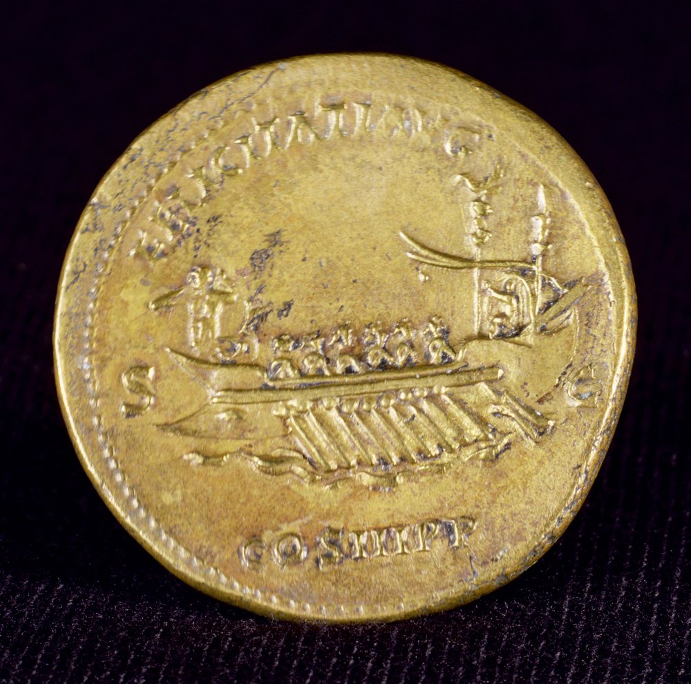 Sestertius of Emperor Hadrian by Roman: Buy fine art print