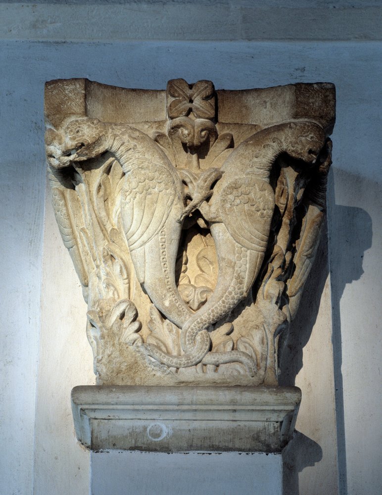 Monsters, Capital of the choir by Romanesque