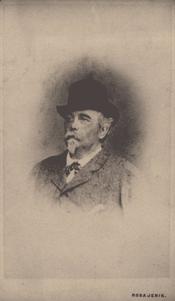 Portrait of August Zang by Rosa Jenik: Buy fine art print