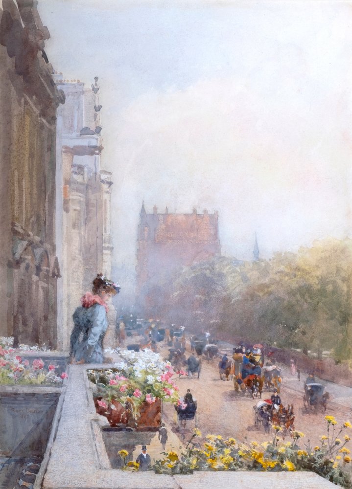 Piccadilly in June by Rose Maynard Barton: Fine art print