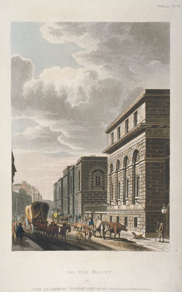 View of Old Bailey, Looking North, City of London