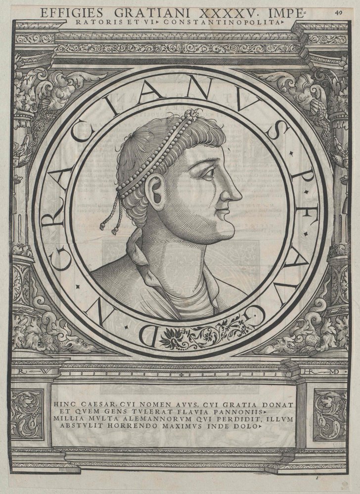 Roman Emperor Gratianus by Rudolph Wyssenbach