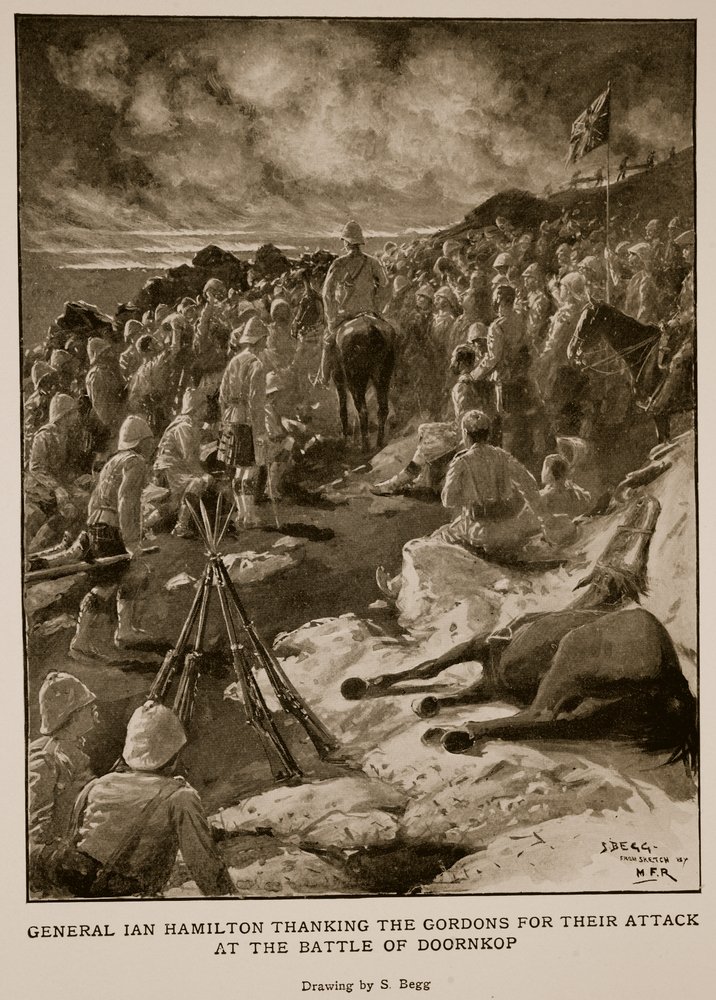General Ian Hamilton thanking the Gordons for their attack at the ...