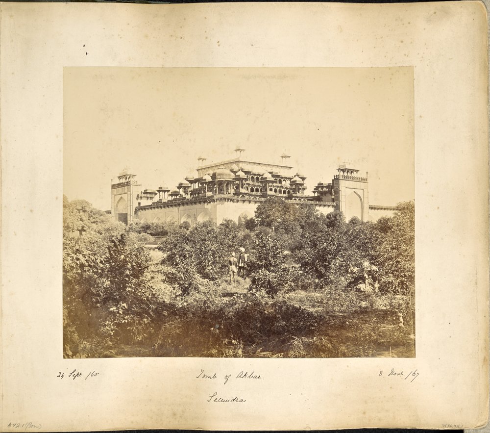 Secundra; The Mausoleum of Akbar by Samuel Bourne