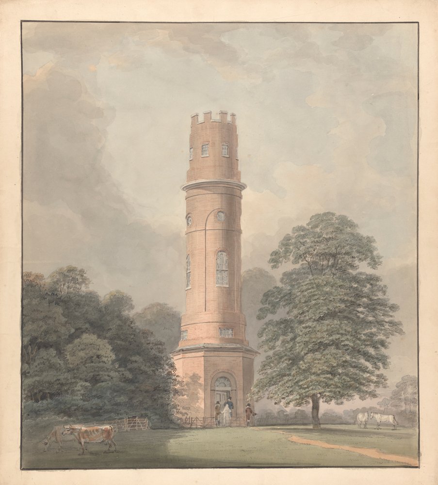 An Observation Tower by Samuel Davis: Buy fine art print