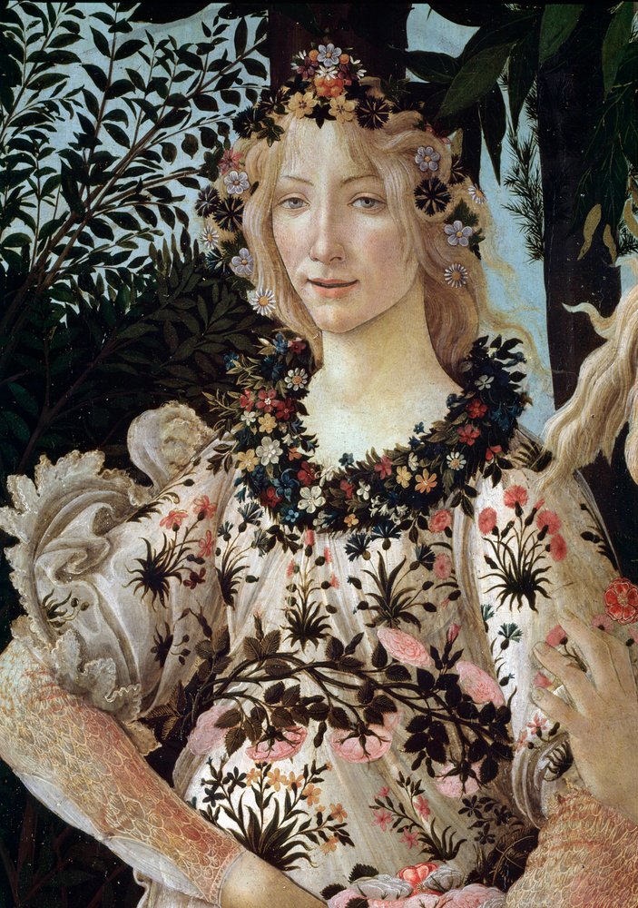 The Spring (detail) by Sandro Botticelli: Fine art print