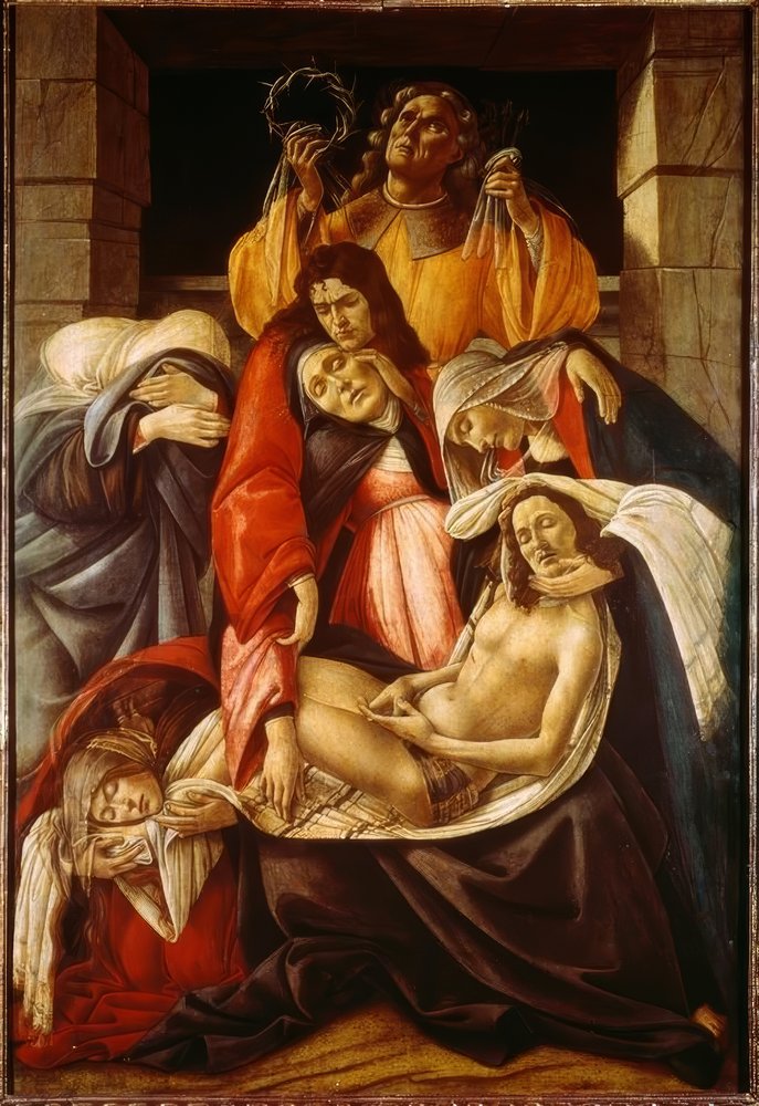 The Lamentation of Christ by Sandro Botticelli