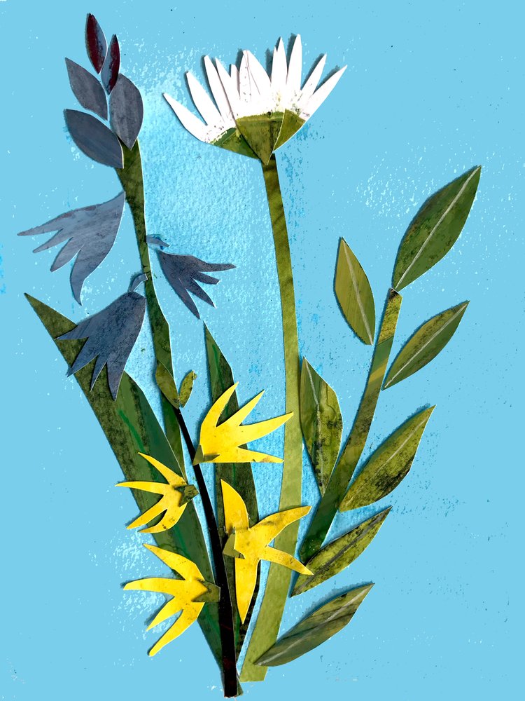 Spring Flowers, 2018 by Sarah Thompson Engels