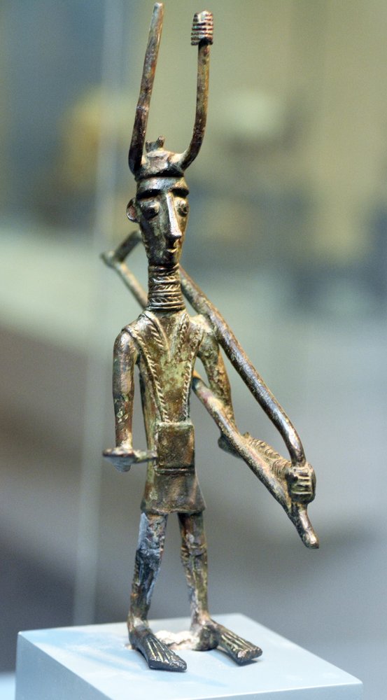 Bronze figurine of a warrior, c.1800-1200 BC