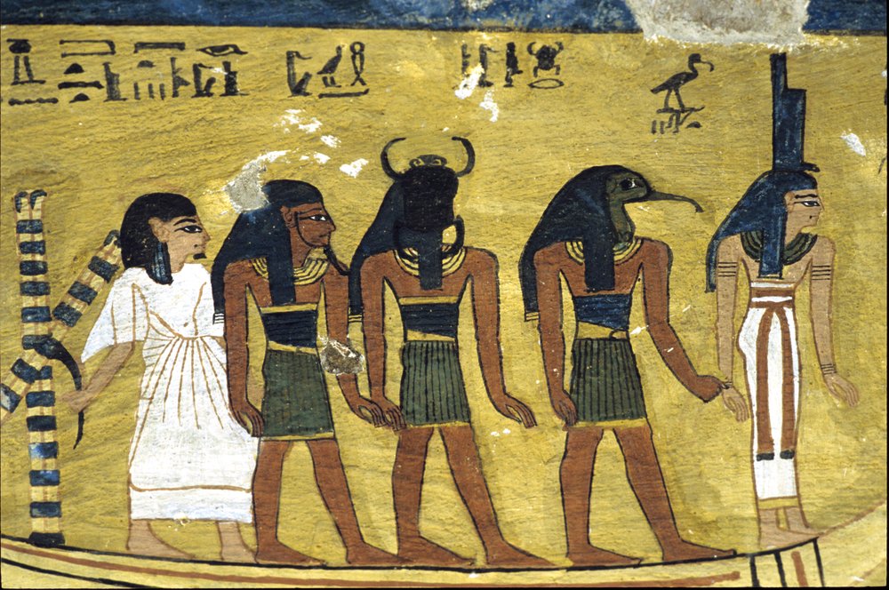 Ancient Egypt, Wall painting Tomb of Inherkhau, Thebes, Tomb of the ...