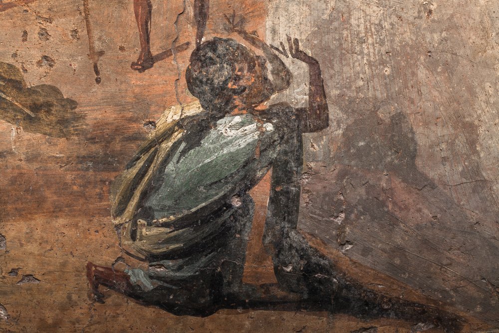 The Judgment of Solomon, Pompeii by School Roman