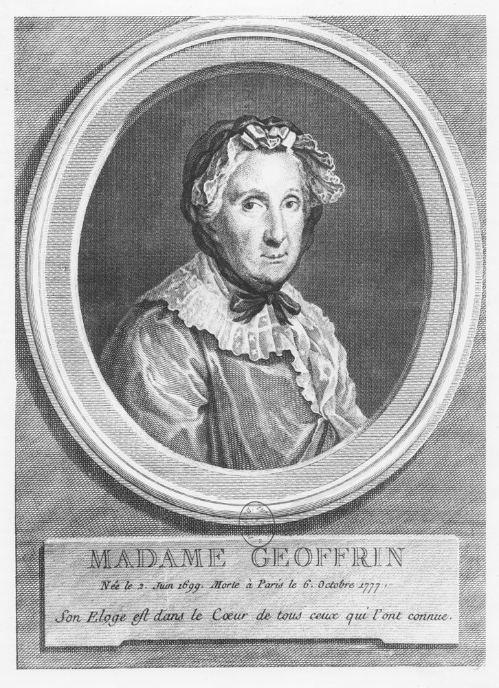Portrait of Madame Geoffrin by Simon Charles Miger