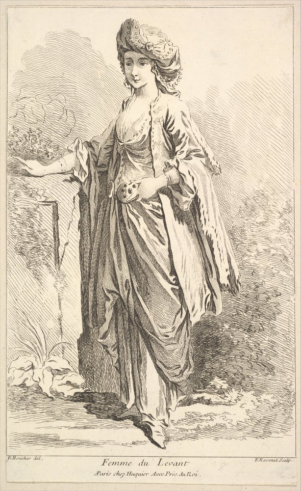 Woman of the Levant, from Recueil de diverses figures étrangères ...