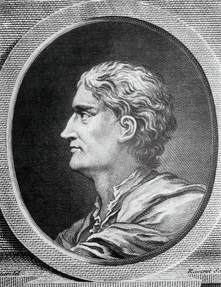 Portrait of Isaac Newton, English physicist and mathematician