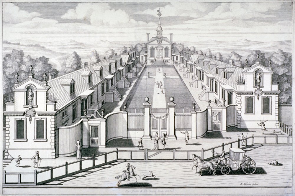 Trinity Almshouses, Mile End Road, Stepney, London