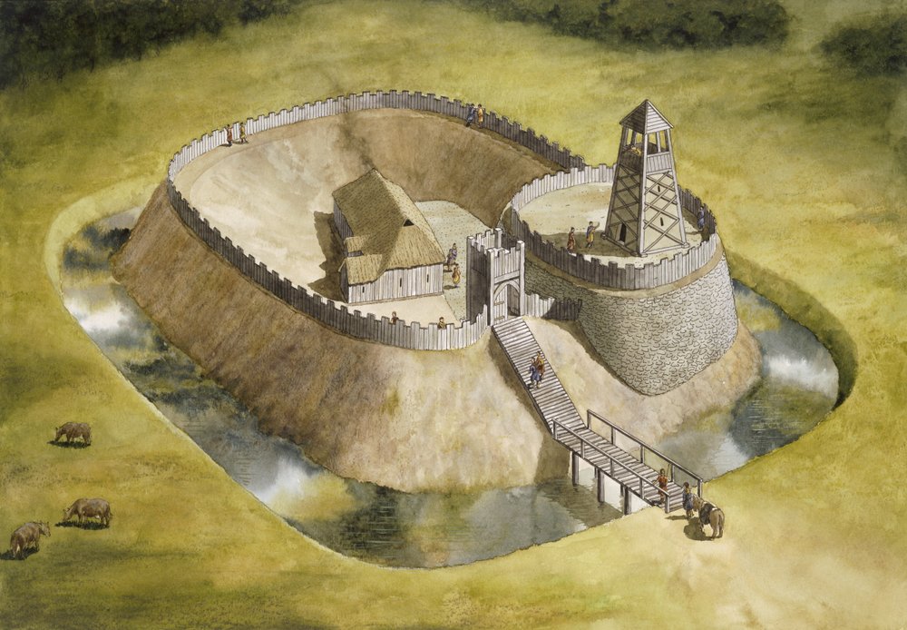 Helmsley Castle by Simon Hayfield: Premium art reproduction