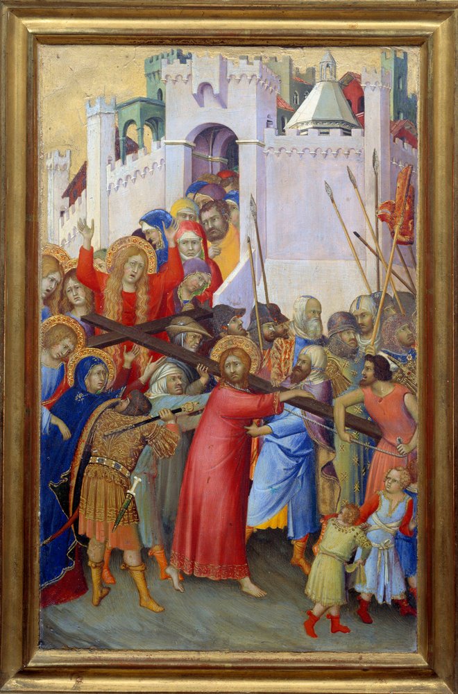 The Carrying of the Cross by Simone Martini