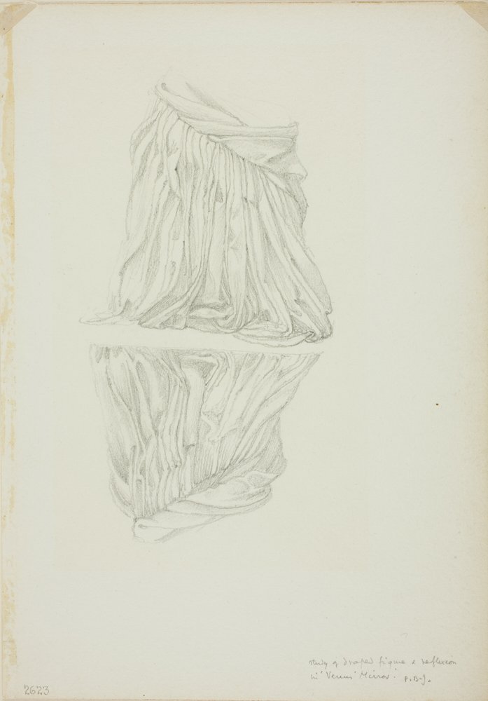 Draped Figure and Reflection, Study for Mirror of Venus
