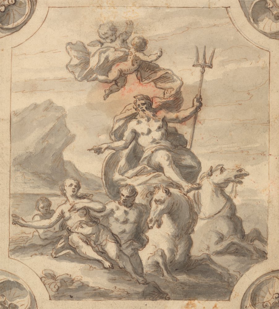 Neptune by Sir James Thornhill: Buy fine art print
