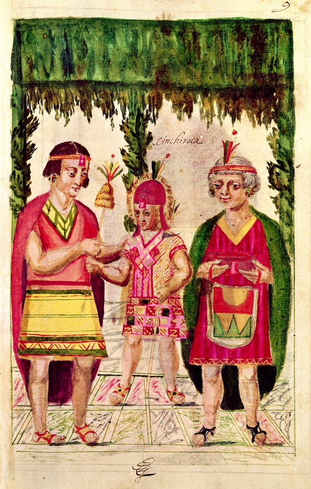 Illustration of Cincheroca, from 'Historia y Genealogia Real de los ...