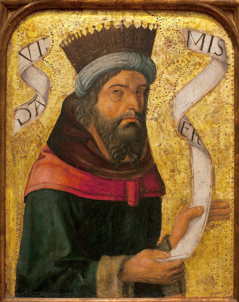 King David by Spanish School: Buy fine art print