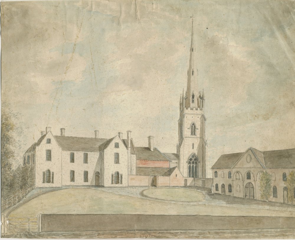 Clifton Campville Church by Stebbing Shaw: Fine art print