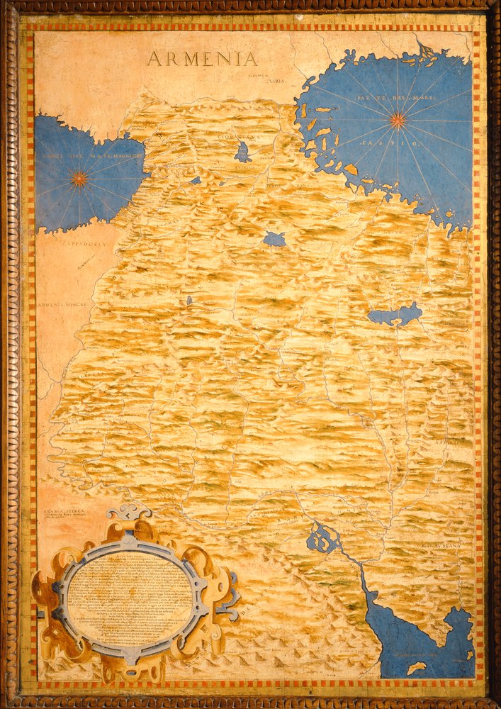 Map of Armenia by Stefano Bonsignori: Buy fine art print