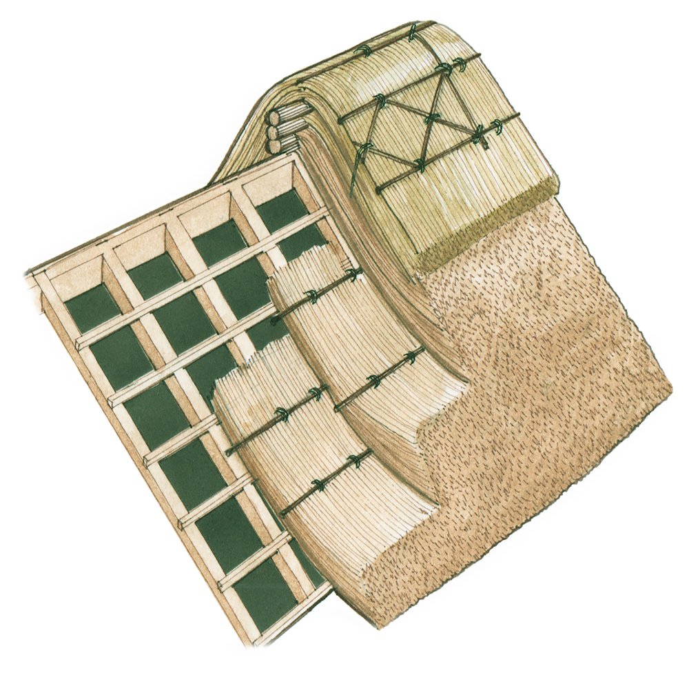 Thatching Process by Stephen Conlin: Buy fine art print