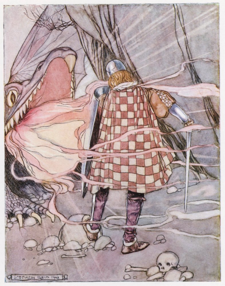 Illustration for Siegfried the Dragon-Slayer by Stephen Reid