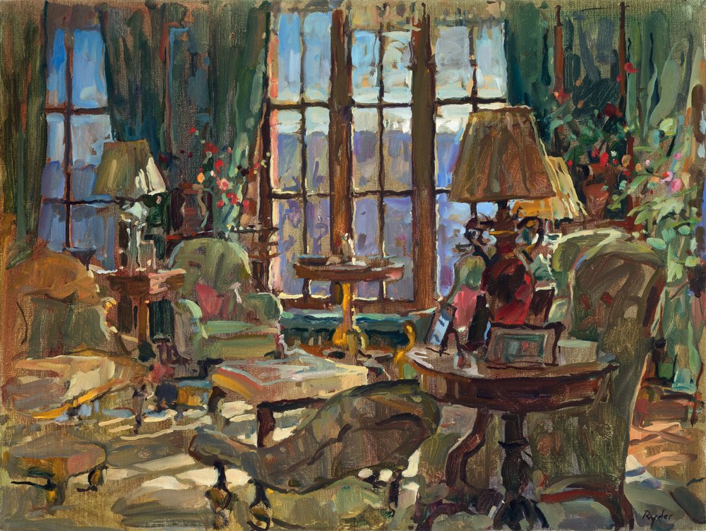 Castle Drawing Room by Susan Ryder: Buy fine art print