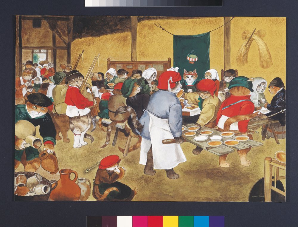 Illustration from Cats Galore! A Compendium of Cultured Cats