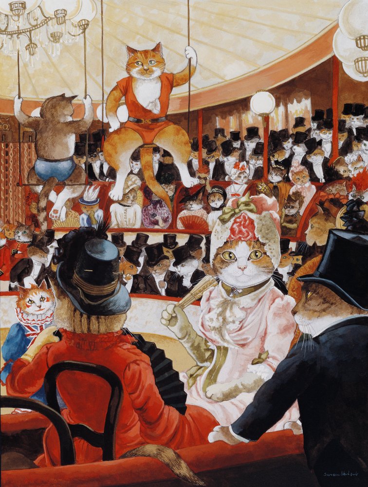 Illustration from Cats Galore! A Compendium of Cultured Cats