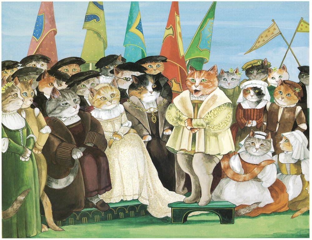 Illustration from Opera Cats by Susan Herbert