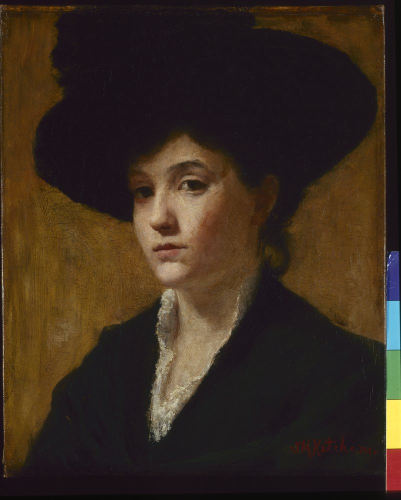 Study of a Hat by Susan Merrill Ketcham: Fine art print