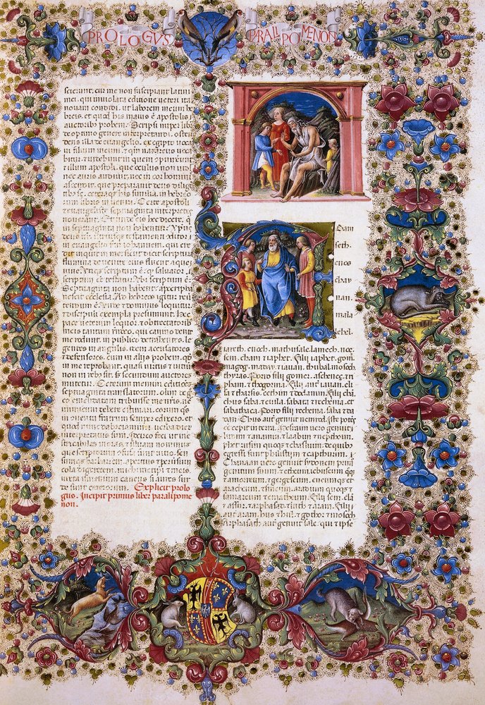 The First Book of Chronicles, from Volume I of Bible of Borso d'Este