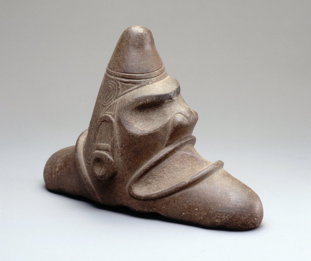 Three-pointer Zemi by Taino Culture: Buy fine art print