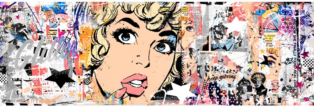 New Glitter by Teis Albers: Highest-quality art reproduction