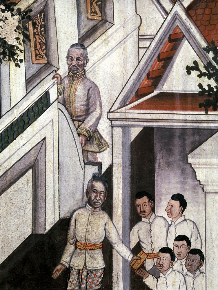 Portrait of King Mongkut After Photographs by Thai School