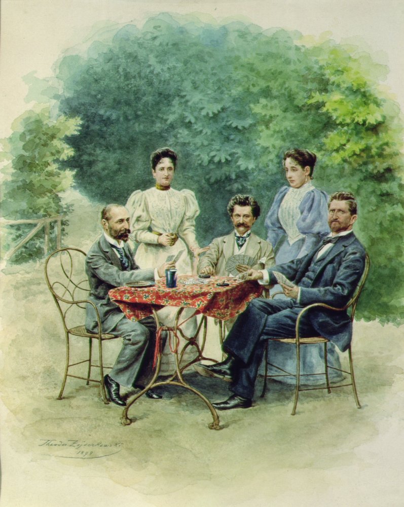 A Card Game of Tarrock with Johann Strauss in Bad Ischl